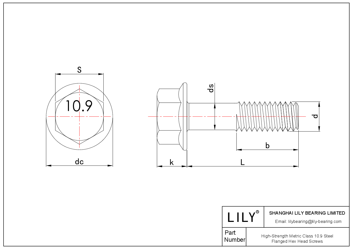 98093A646 | High-Strength Metric Class 10.9Steel Flanged Hex Head ...