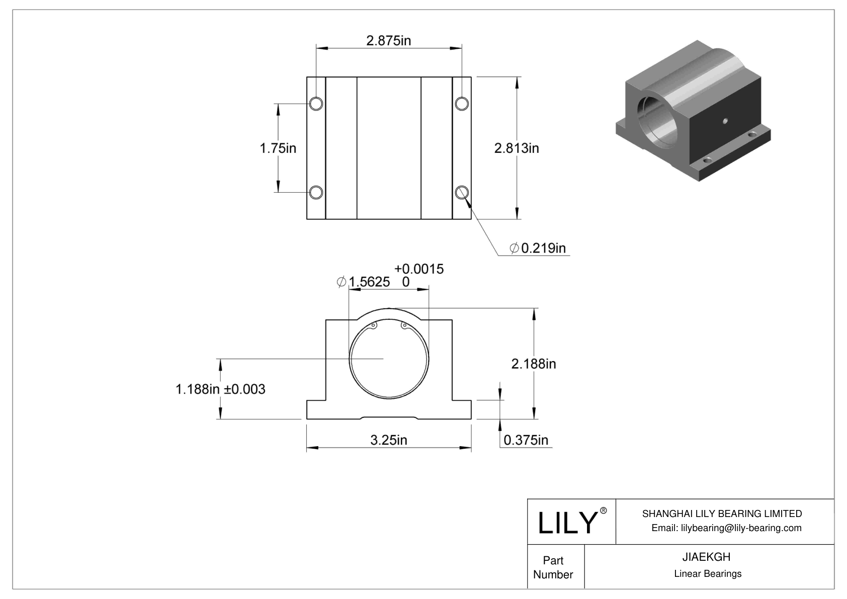 9804K67 | Common Linear Bearing Housings | LILY Bearing