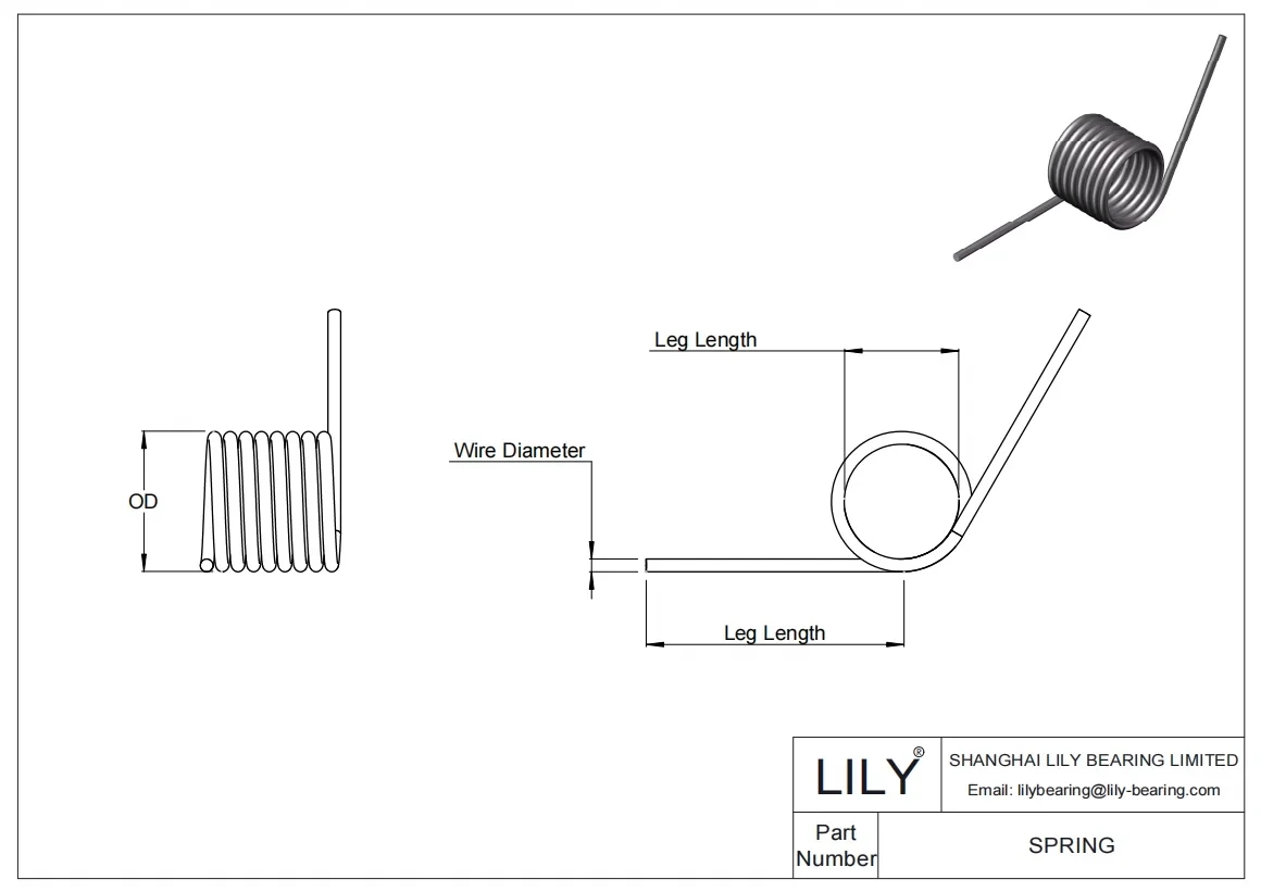 9271K411 | Torsion Springs | LILY Bearing
