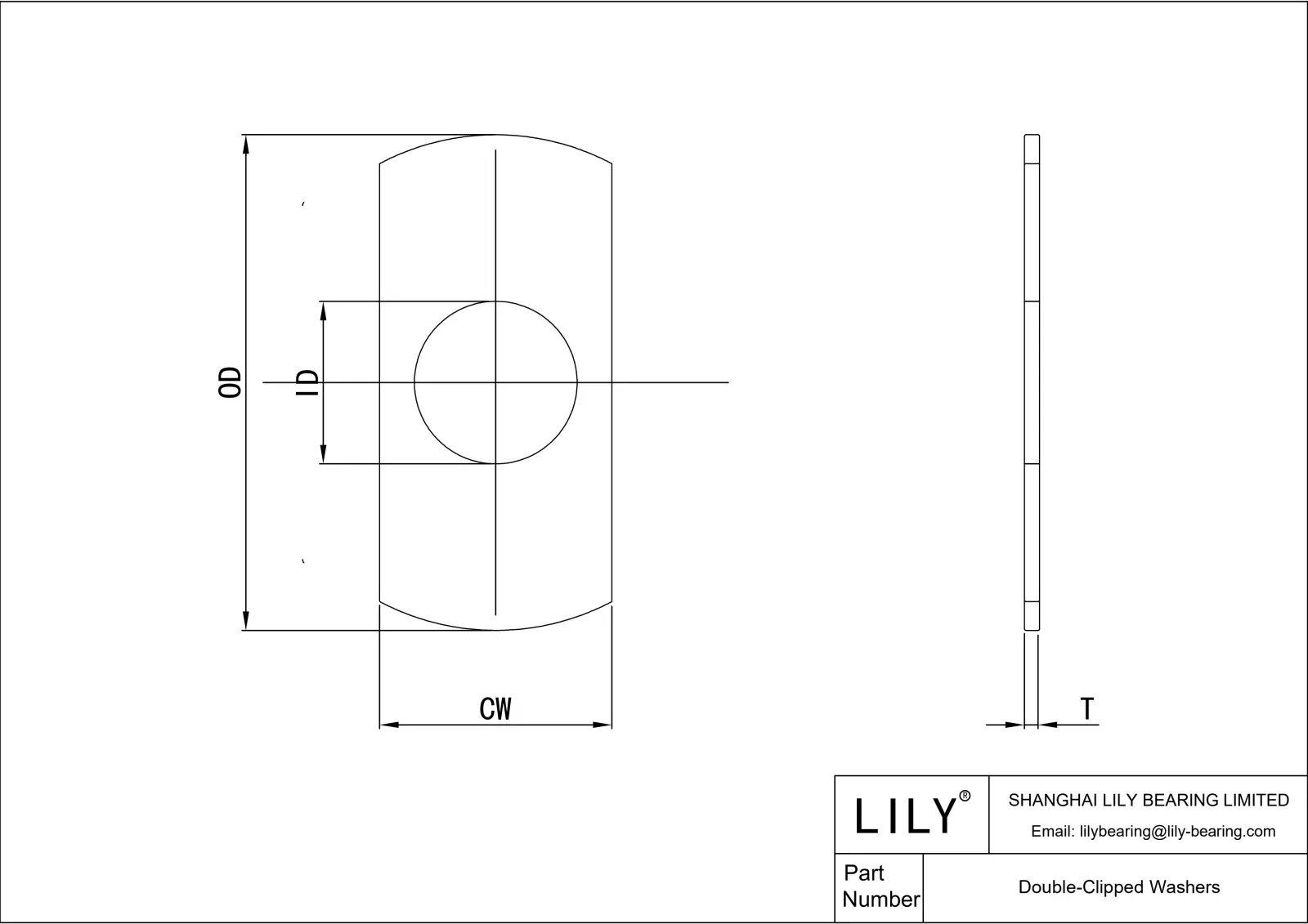 96025A181 | Double-Clipped Washers | LILY Bearing